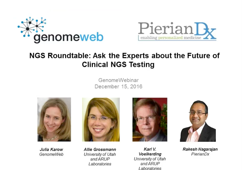 NGS Roundtable: Experts Weigh in on the Future