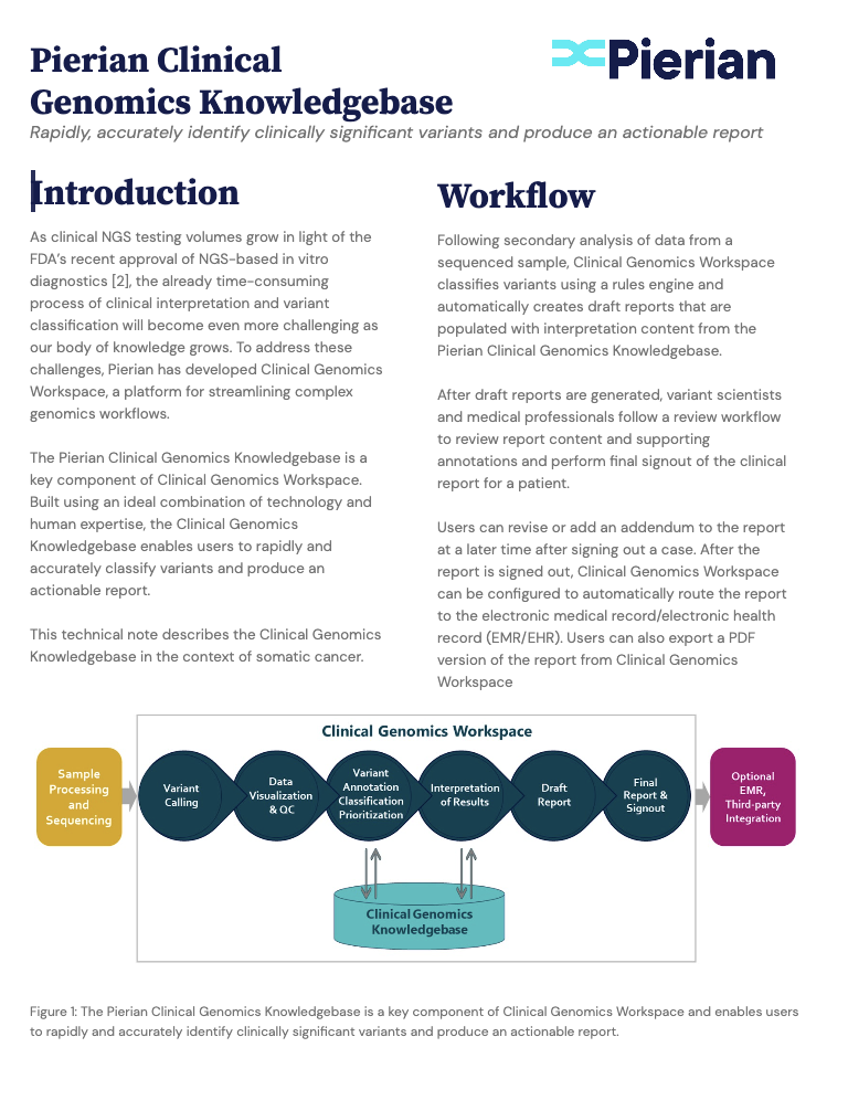 Pierian Knowledgebase